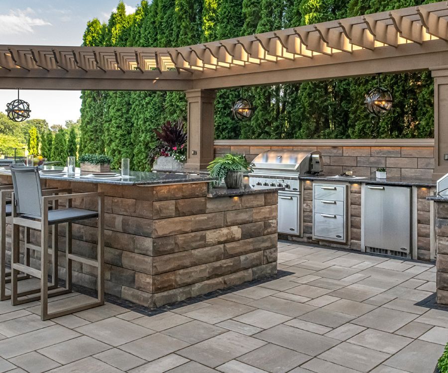 U-Cara Modular System - Grill Cabinet - Wall Stone | Columbus Ohio